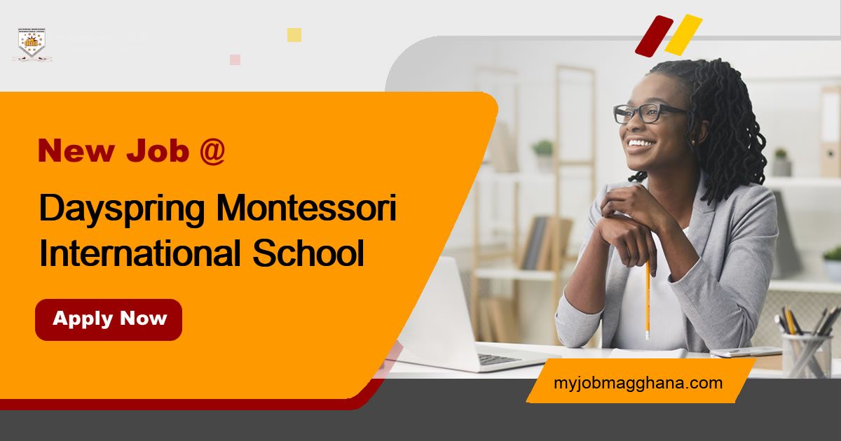Supply Officer at Dayspring Montessori International School May, 2019 ...