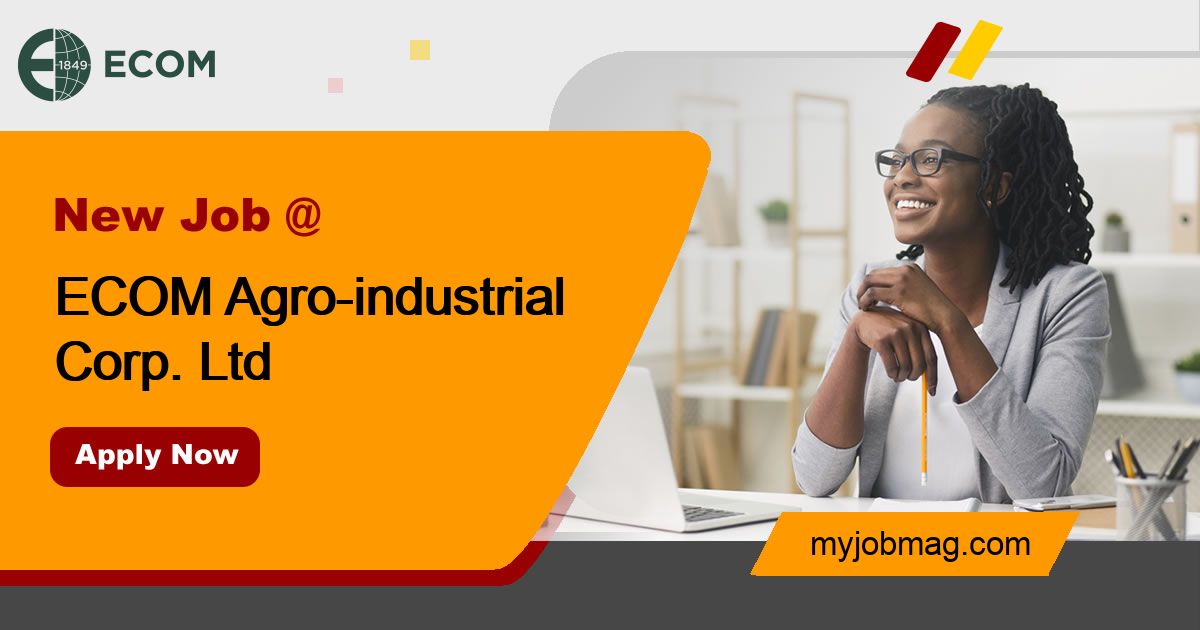 Finance/Accounts Manager at ECOM Agro-industrial Corp. Ltd May, 2023 ...